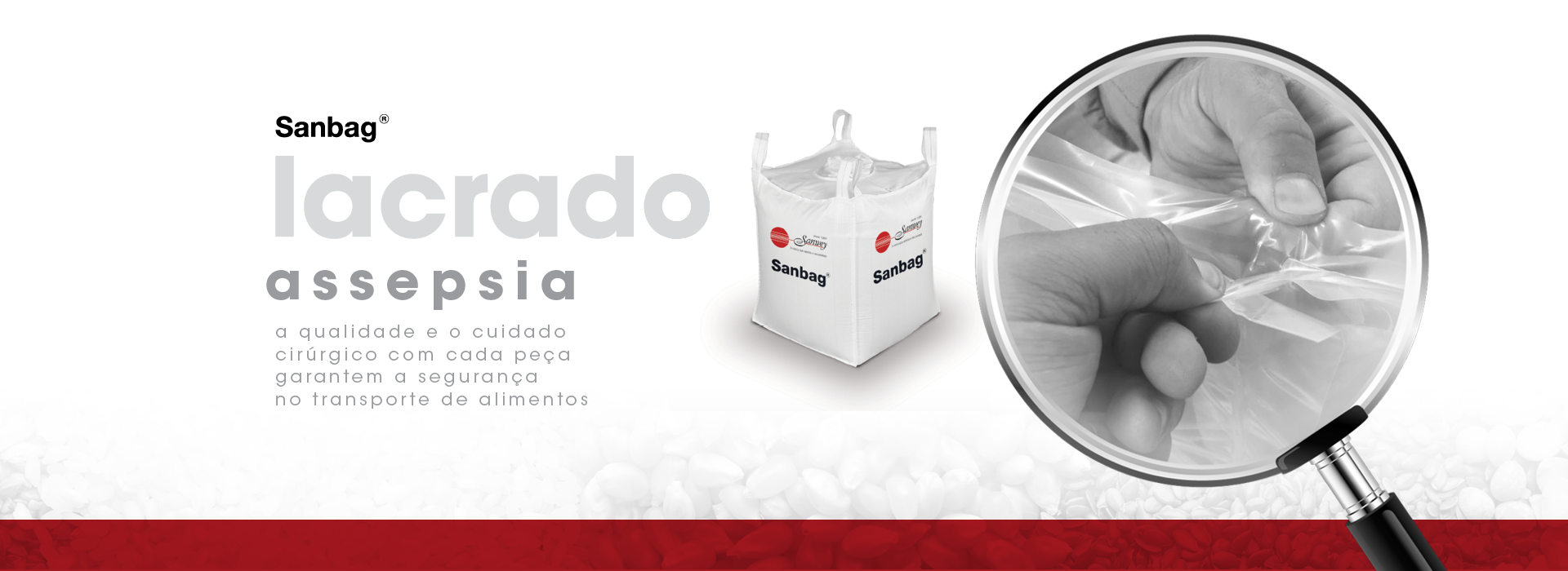 Assepsia garantida, é com Sanbag Lacrado! - Sanwey
